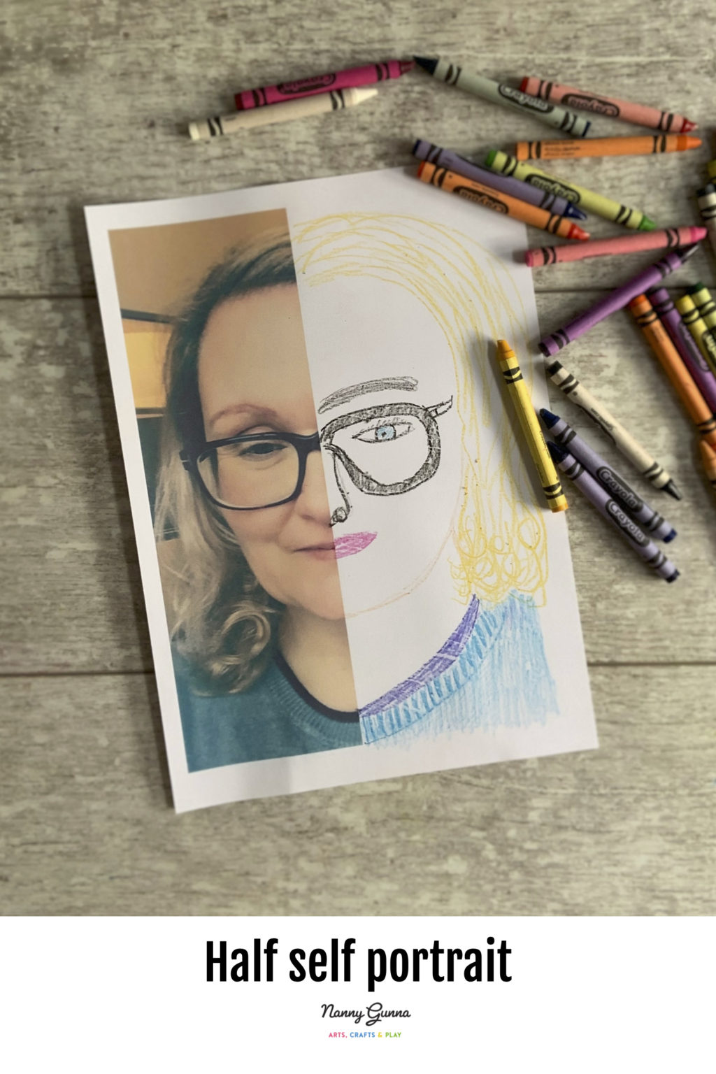 Half self portrait | nanny_gunna